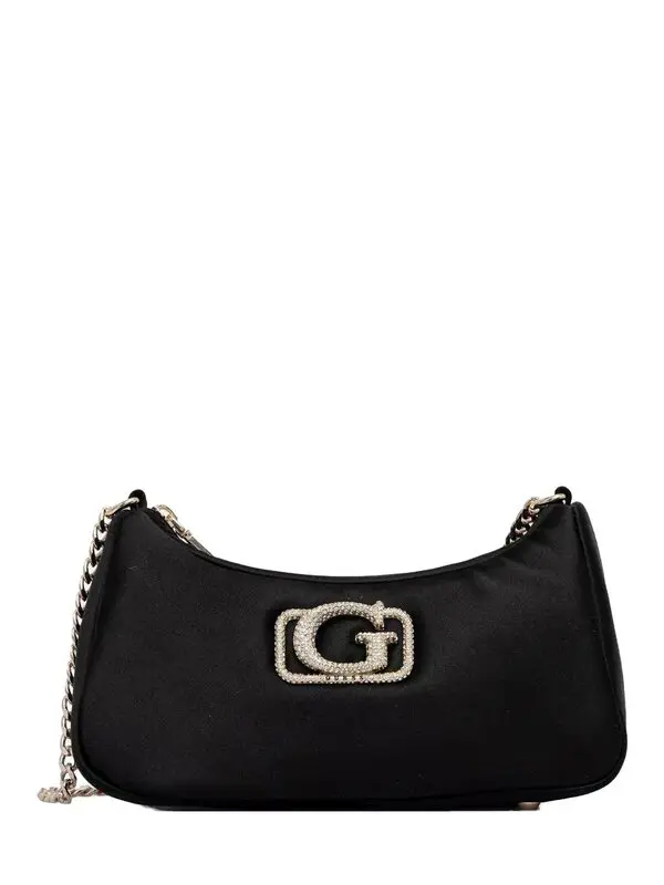Guess Logo Chain Tote Bag - Black