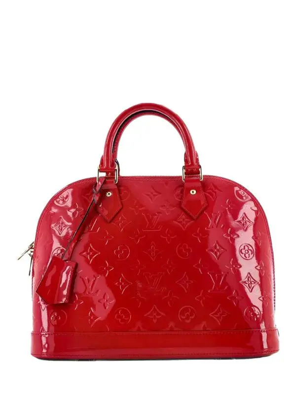 LOUIS VUITTON Alma Handbag Monogram Vernis Pm - Pink