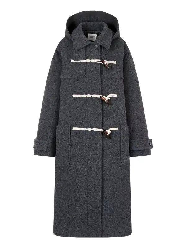 STUDIO TOMBOY Hooded Duffle Coat - Grey