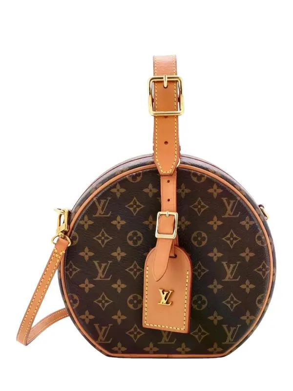 LOUIS VUITTON Petite Boite Chapeau Crossbody Bag - Brown