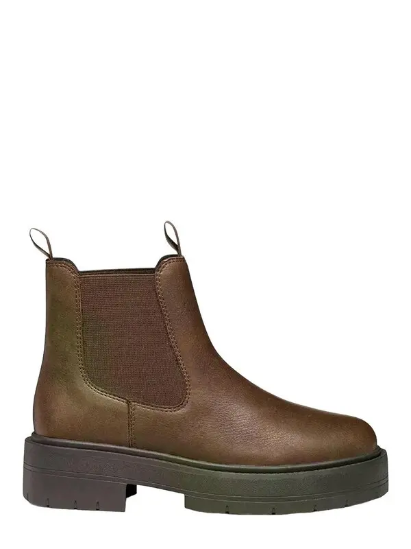 Geox Platform Ankle Boots - Brown