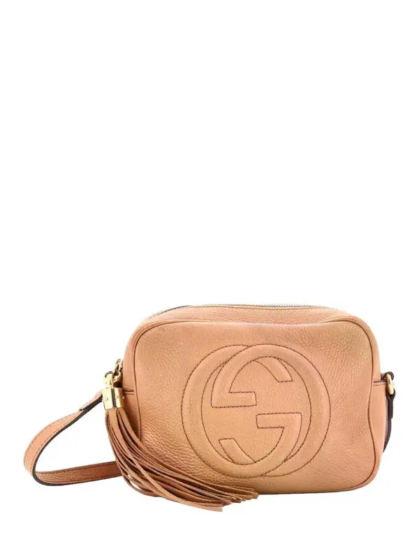 Gucci Soho Disco Leather Crossbody Bag - Neutrals