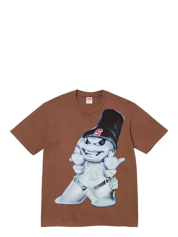 Supreme Graphic Print T-shirt - Brown