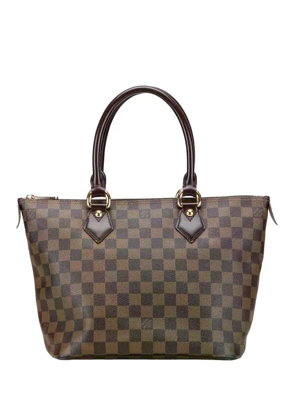 LOUIS VUITTON 2007 Damier Ebene Saleya Pm Handbag - Brown