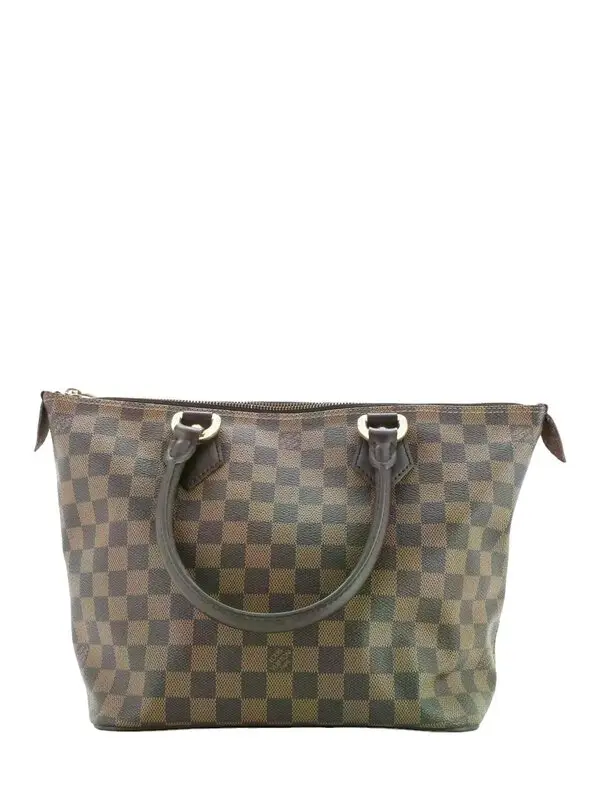 LOUIS VUITTON Saleya Handbag Damier Pm - Brown