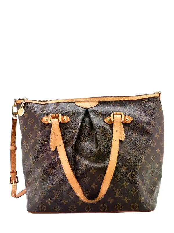 LOUIS VUITTON Palermo Handbag Monogram Canvas Gm Tote Bag - Brown