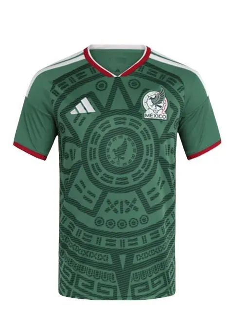 Adidas Mexico 2026 Home Replica World Cup Jersey - Green