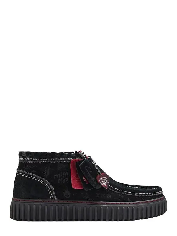 Clarks Torhill Hi Stranger Things Hellfire Club - Black