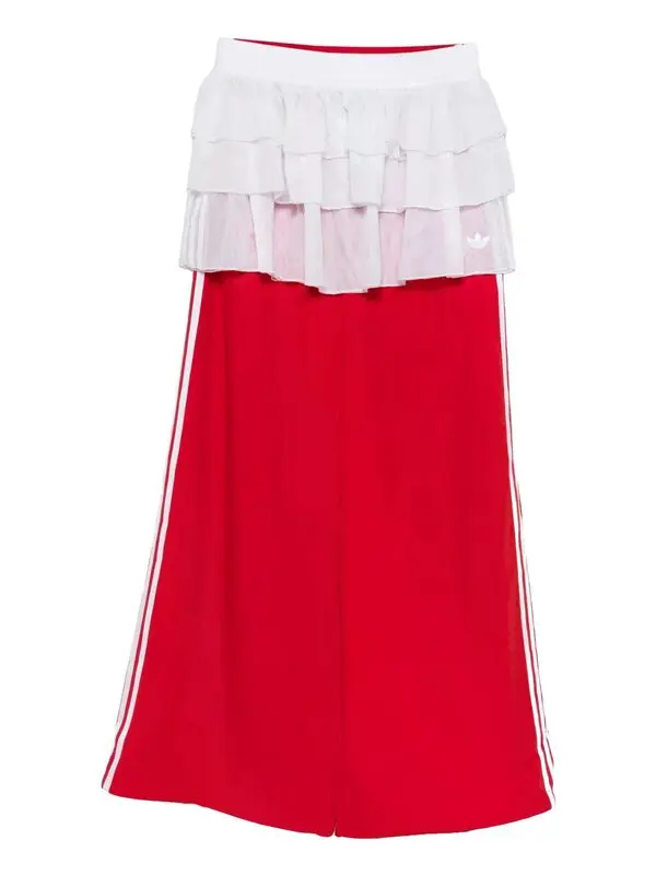 Adidas Laye Striped Trousers - Red