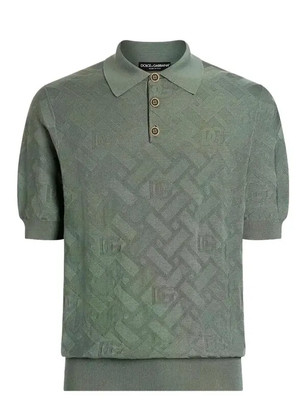 Dolce & Gabbana Button-fastening Polo Shirt - Grey