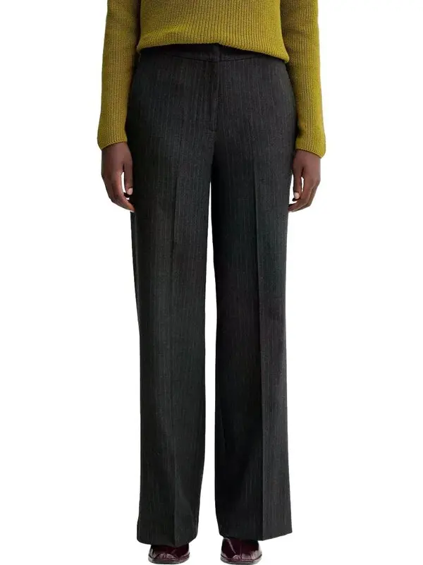 Marc O'polo Pinstripe Trousers - Grey