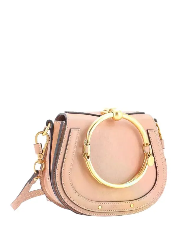 Chloé Nile Leather Small Crossbody Bag - Neutrals