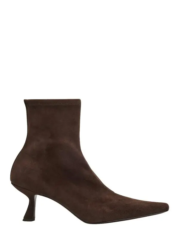 LOEFFLER RANDALL 70mm Thandy Suede Booties - Tmoro