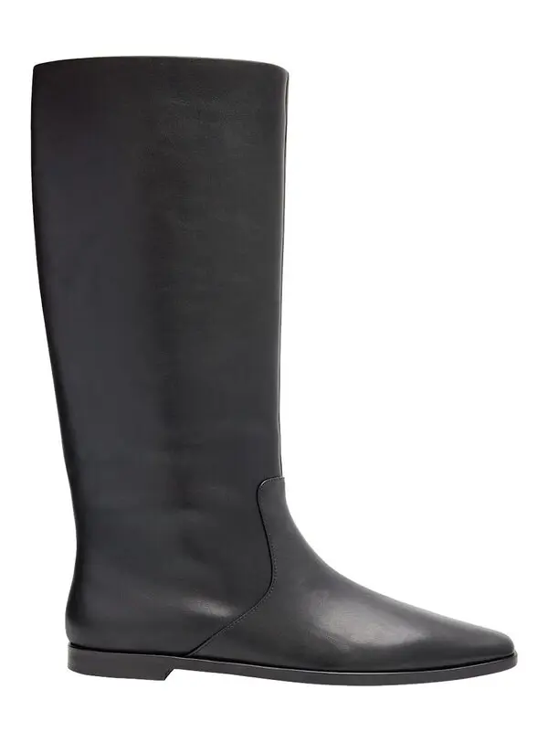 LOEFFLER RANDALL Tilly Leather Knee-high Riding Boots - Black