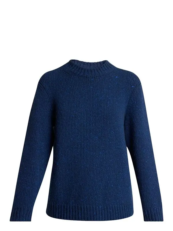 Gabriela Hearst Alfie Cashmere Crewneck Sweater - Electric Navy