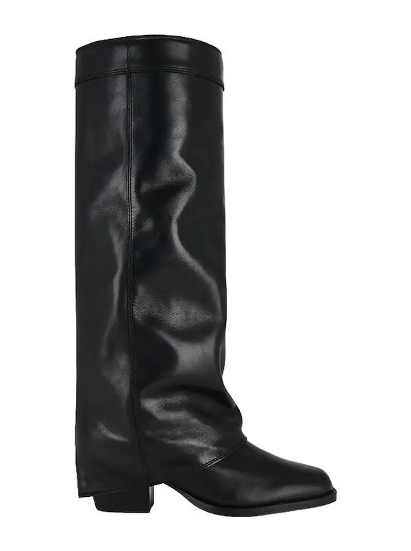 Steve Madden Winnick Wide Calf Boot - Black