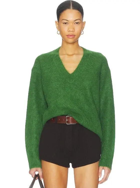 PISTOLA Kit V-neck Pullover Sweater - Green
