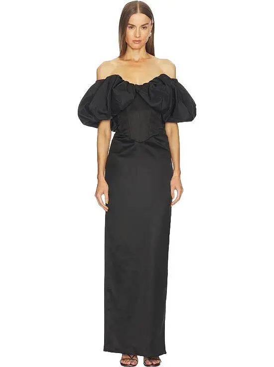 MICHAEL COSTELLO X Revolve Ninove Maxi Dress - Black