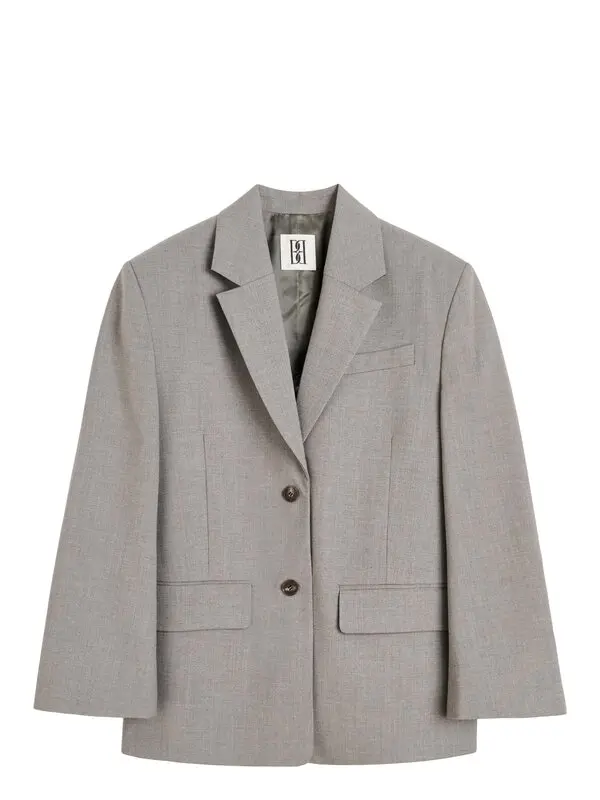 BY MALENE BIRGER Liva Single-breasted Blazer - Brown Mel