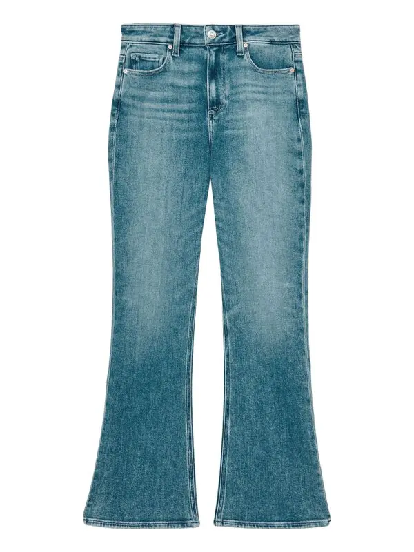 Paige Petite High-rise Bootcut Jeans - Blue