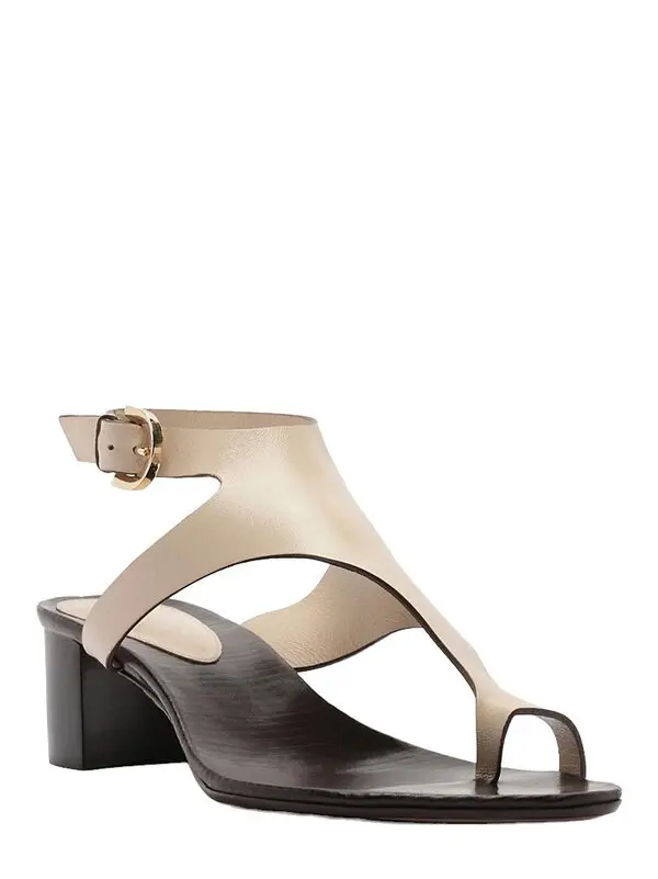 ALEXANDRE BIRMAN Eliah Block Heel Sandals - Shell