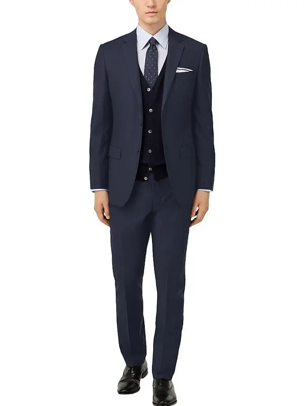 Boggi Milano Stretch Pinstripe Slim Fit Suit Exclusive - Navy Blue