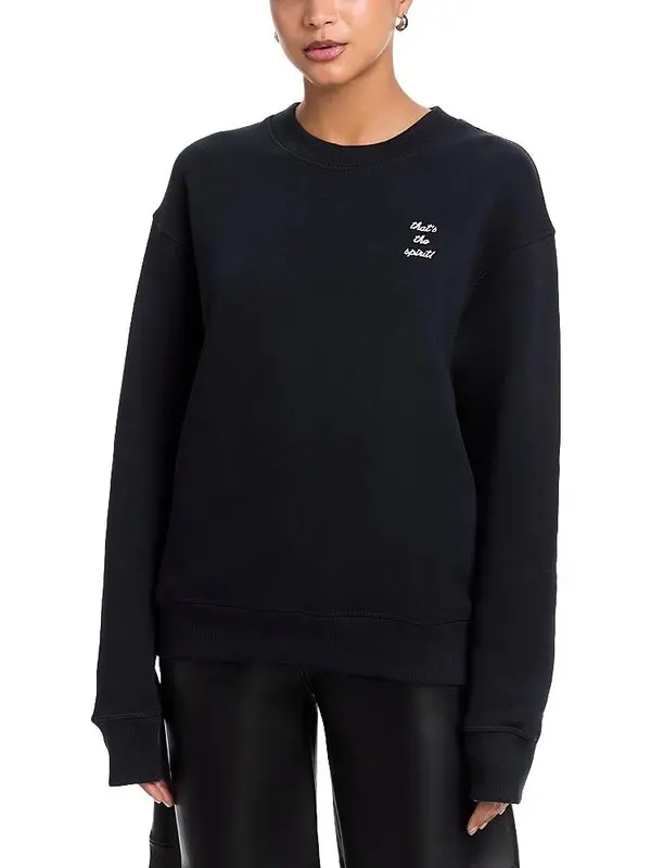Rag & Bone Thats The Spirit Sweatshirt - Black
