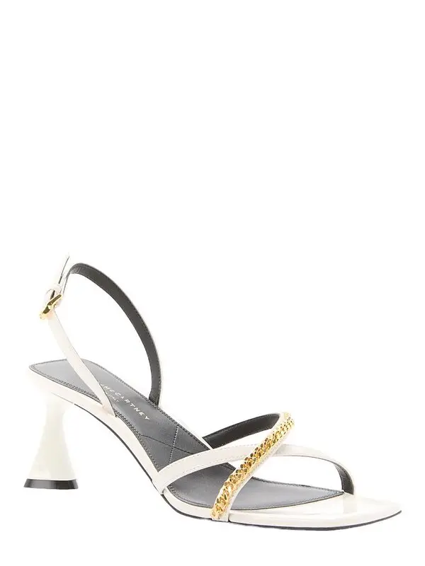 Stella McCartney Elsa Chain Strap Sandals - Ivory