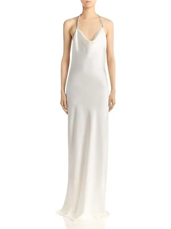 Stella McCartney Forever Stella Embellished Dress - Cream