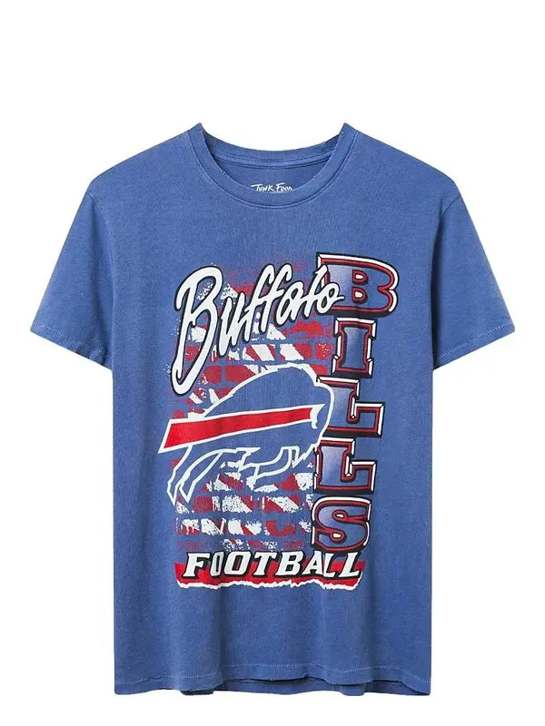 Junk Food Clothing Nfl Buffalo Bills Brick Vintage Tee - Liberty