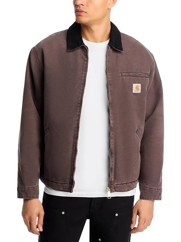 Carhartt Work In Progress Og Detroit Jacket - Tobacco/black Stone