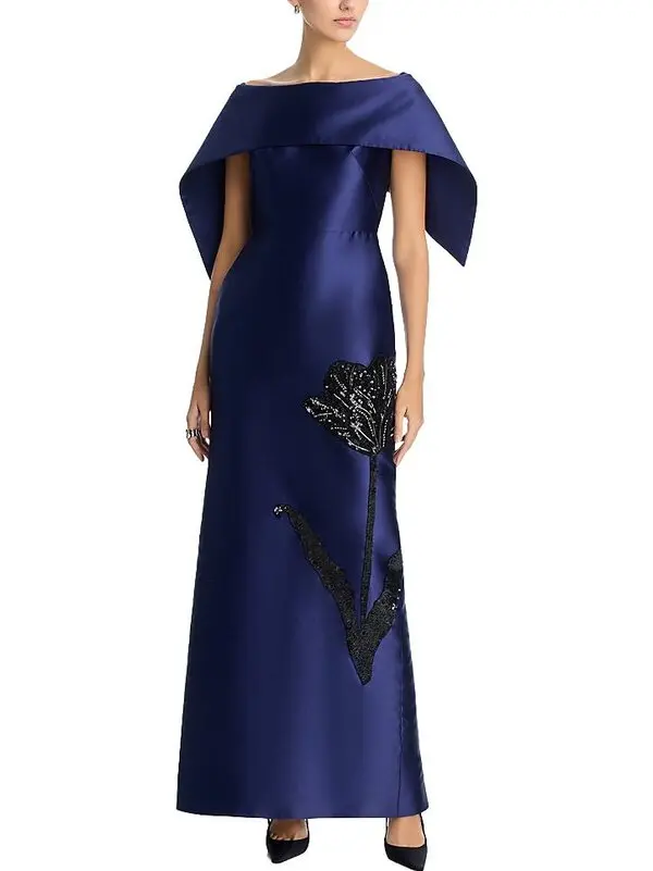 Erdem Off-the-shoulder Gown - Beetle