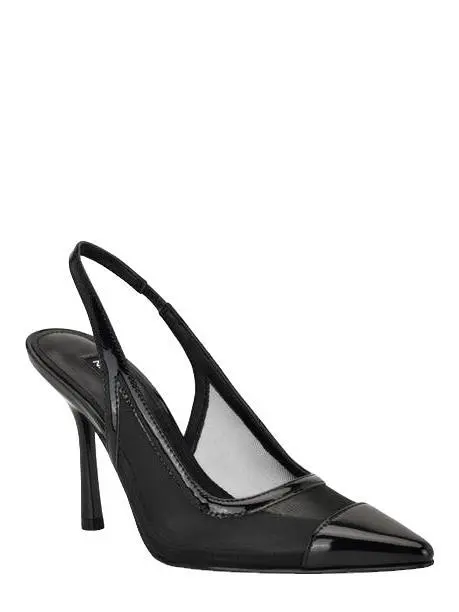 Nine West Jermain Slingback Pointed Toe Pump - Black