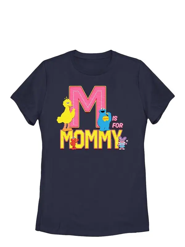 SESAME STREET® M Is For Mommy Graphic T-shirt - Navy Blue