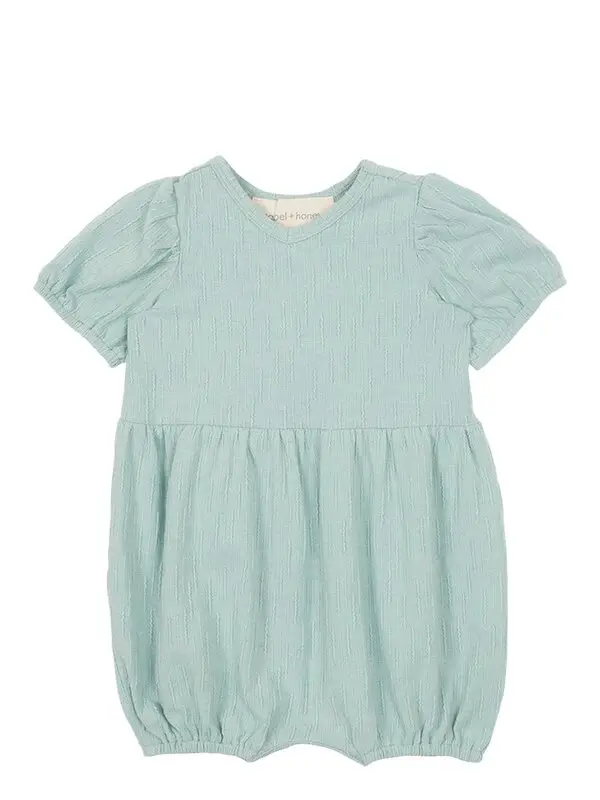 MABEL + HONEY Crystal Baby Romper - Blue