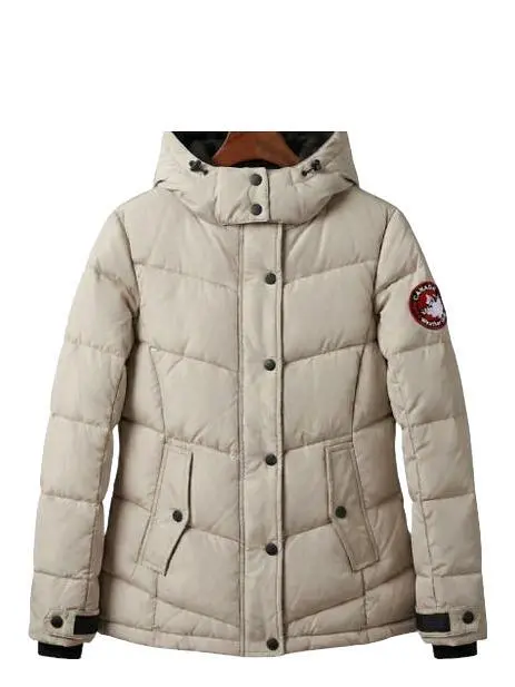 CANADA WEATHER GEAR Quilted Heavyweight Puffer Parka Coat - Sand