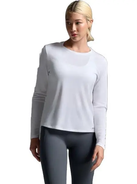 2xu Aero Long Sleeve - White/silver Reflective
