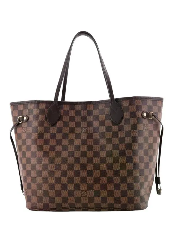 LOUIS VUITTON Neverfull Mm Damier Tote Bag - Brown
