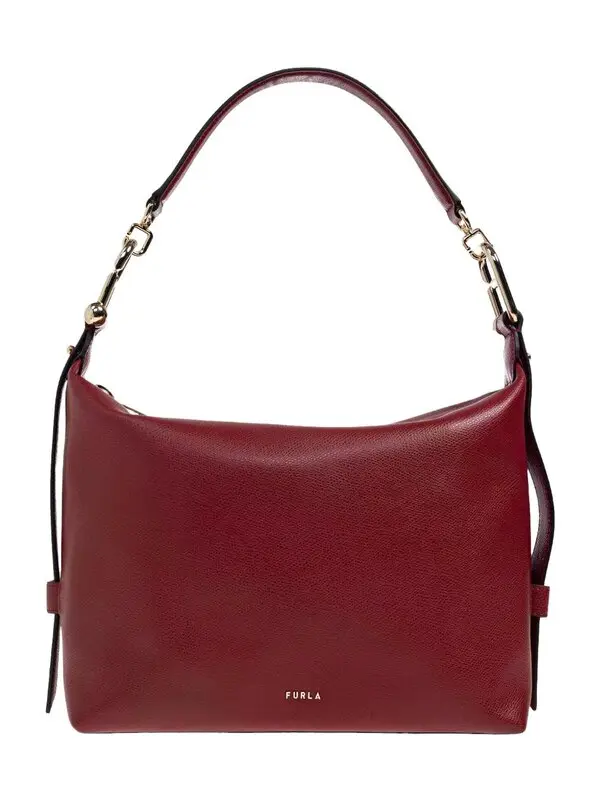 Furla Chain-detail Leather Shoulder Bag - Red