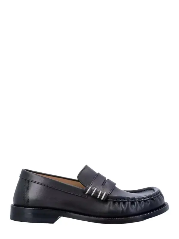 JW Anderson Leather Loafers - Black