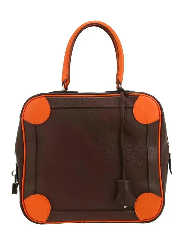 Hermès 2005 Omnibus Double-handle Zip Tote Bag - Brown
