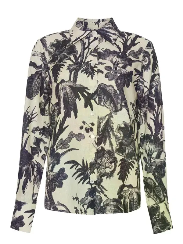 Cara Cara Perfect Floral Shirt - White
