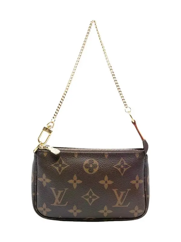 LOUIS VUITTON 2021 Monogram Mini Pochette Accessoires - Brown