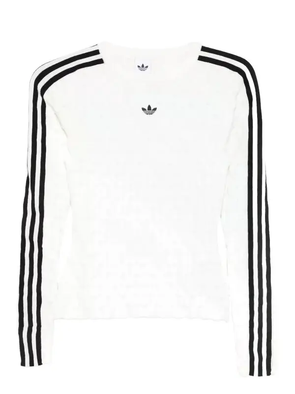 Adidas Logo-detail Sweater - White