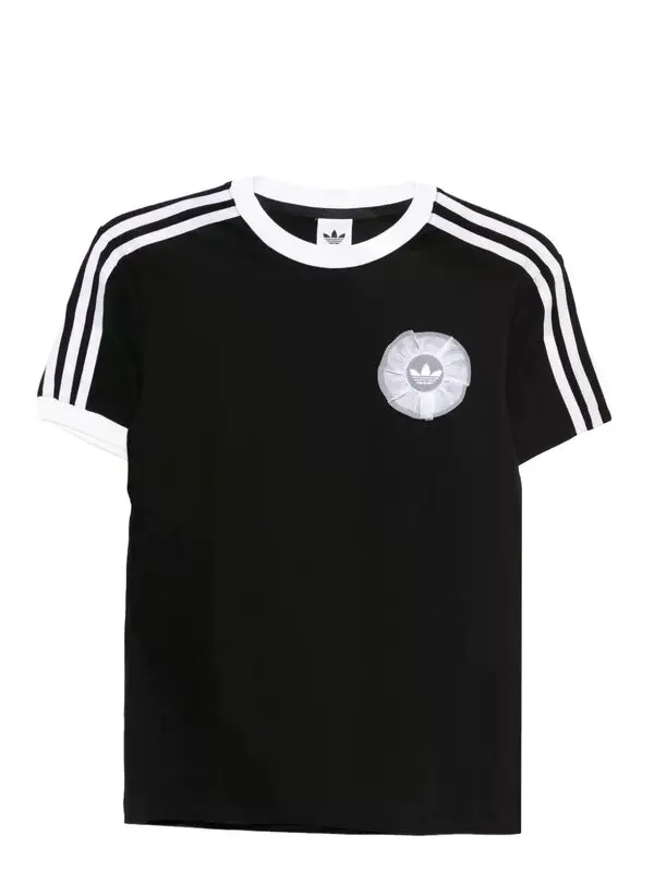 Adidas Appliqué-detail Short-sleeve T-shirt - Black