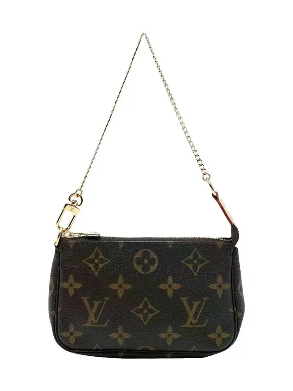 LOUIS VUITTON 2021 Monogram Mini Pochette Accessoires - Brown