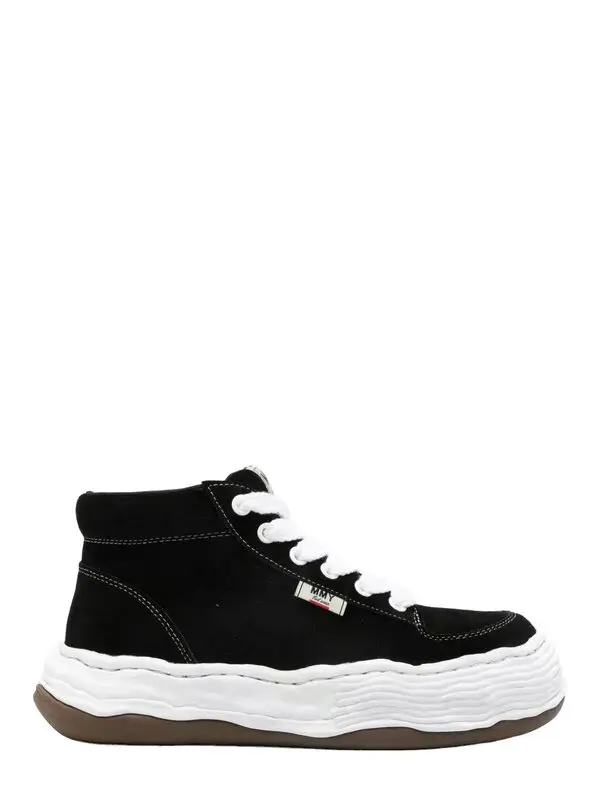 Mihara Yasuhiro Oliver Suede High-top Sneakers - Black