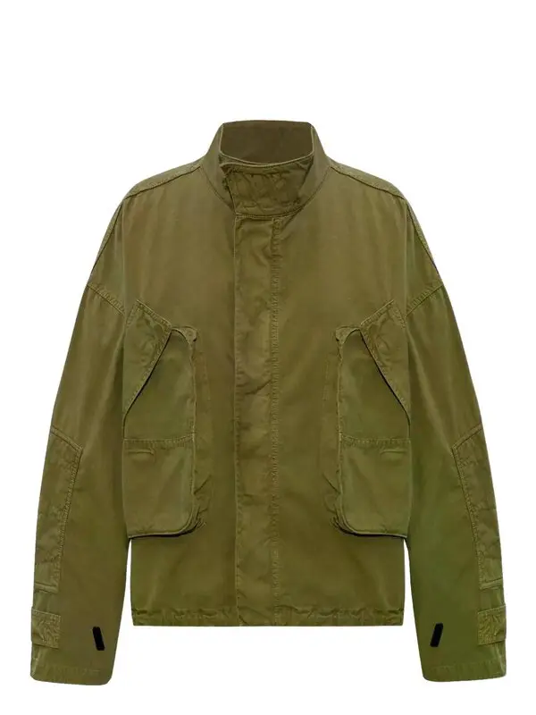 Attico Pockets Detail Jacket - Green