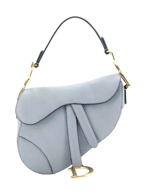 Dior Saddle Mini Shoulder Bag - Grey