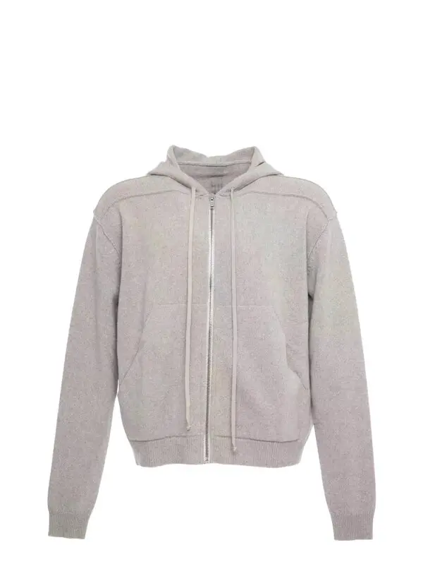 Rick Owens Zip-up Hoodie - Grey